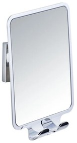 Samodržící nástěnné zrcadlo se 2 háčky Wenko Vacuum-Loc, nosnost až 33 kg