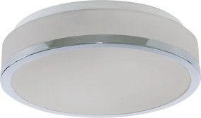 Searchlight 7039-28CC Koupelnové stropní svítidlo BENT IP44 CHROM, opálové sklo