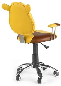 Halmar Dětská židle Kubus, žlutá