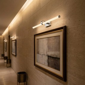 Toolight Rea, Koupelnové nástěnné LED svítidlo APP1882-1W 60cm CHROME, OSW-66037