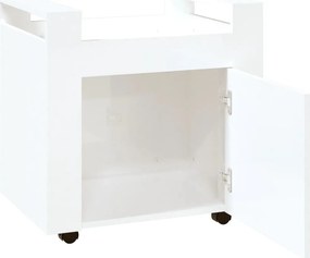vidaXL Kancelářský kontejner 60x45x60 cm kompozitní dřevo [816615] Barva: Betonová šedá