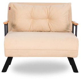 Atelier del Sofa 1-místná pohovka Sando Single - Cream, Krémová