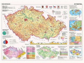 DINO Puzzle Mapy České republiky 97x69cm skládačka 2000 dílků dn561281