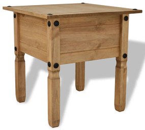 Odkládací stolek mexická borovice Corona 53,5x53,5x55 cm - Default Title