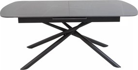 Jídelní rozkládací stůl Vector 160/200 cm keramika černý
