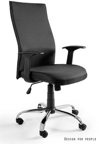 UNIQUE Kancelářská židle Black on Black, černá