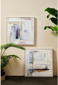 Ručně malovaný obraz s rámem/na plátně 88x88 cm Crown – Bizzotto