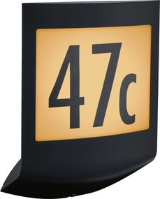 P 94509 LED venkovní nástěnné svítidlo Smart Home Zigbee Padea soumrakový senzor neláká hmyz IP44 198x71mm CCT 8,2W 230V antracit umělá hmota - PAULMANN