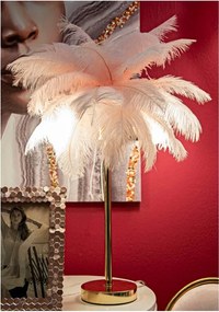 Růžová/ve zlaté barvě stolní lampa (výška 55 cm) Palm Pink – Mauro Ferretti