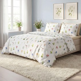 Bavlněné prodloužené povlečení Voňavá louka Velikost: 140 x 220 + 70 x 90