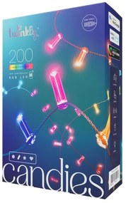 Twinkly TWKC200RGB-G - LED RGB Stmívatelný vánoční řetěz 200xLED 14 m USB Wi-Fi