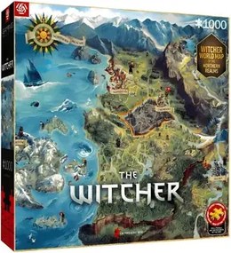 CEN Puzzle Good Loot Gaming - The Witcher: The Northern Realms Map / 1