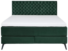 Boxspring postel oliver 180 x 200 zelená MUZZA