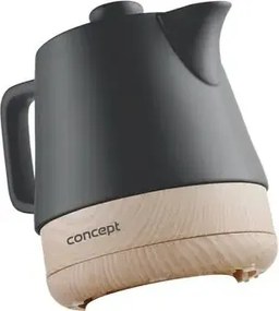 Concept RK0062 šedá / Rychlovarná konvice / 1200 W / 1 l