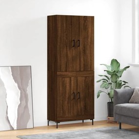 vidaXL Skříň highboard 69,5 x 34 x 180 cm kompozitní dřevo [3195789] Barva: Betonová šedá