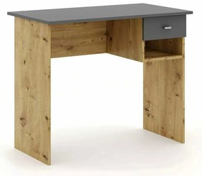 Psací stůl Rosebank, dub artisan / antracit