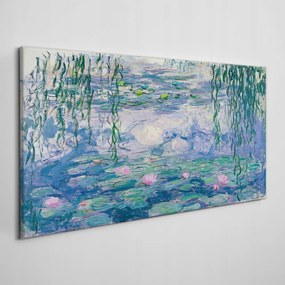 Fotoobraz na plátně Canvas Grafika jako malovaná voda Lilie Monet 120x60
