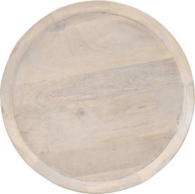 Odkládací stolek Ø 60 x 75 cm masivní mangovníkové dřevo 320598
