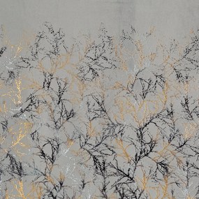 ZATEMŇOVACÍ ZÁVĚS NA KROUŽCÍCH TORI 140X250 CM VZOROVANÁ