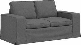 Set pohovek 2 ks Tmavě šedá textil 3407501