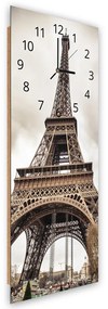 Gario Hodiny na zeď Eiffelova věž Rozměry: 25 x 65 cm