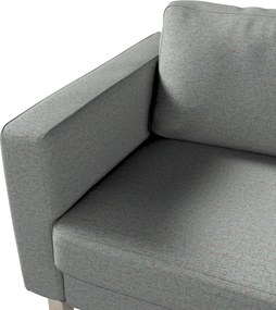 Potah na pohovku IKEA  Karlstad 3-místná, nerozkládací, krátký barva modrá látka pletený vzor