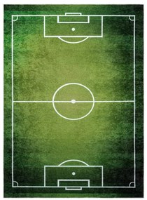 Dětský koberec JUNIOR 51307.803 hřiště / fotbal, zelený