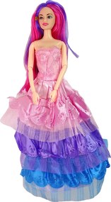 LEAN Toys Panenka princezna s bílým koníkem – figurky a doplňky