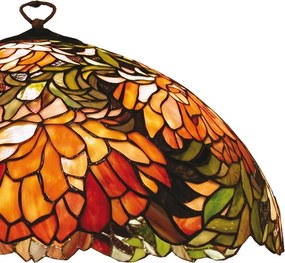 Květované stínidlo Tiffany Garden - Ø 50*24 cm