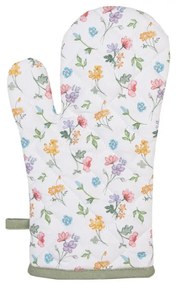 Bavlněná chňapka se vzorem lučních kvítků Colourful Flowers – 18x30 cm