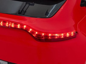 Ramiz Elektrické autíčko Aston Martin DBX pro děti červené + dálkové ovládání + EVA kola + pásy + plynulý start + audio LED