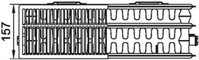 Kermi Therm X2 LINE-K kompaktní deskový radiátor 33 305 x 1805 PLK330301801N1K