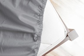 Matějovský napínací prostěradlo froté Světle šedé na matraci: 90/100 x 200 cm