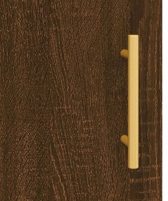 Skříň highboard hnědý dub 69,5 x 34 x 180 cm kompozitní dřevo,  3195730