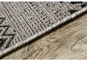 koberec SIZAL FLOORLUX 20510 stříbro / černý velikost 140x200 cm | krásné koberce cz