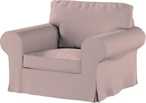 Potah na křeslo IKEA Ektorp barva růžová látka pletený vzor