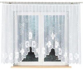 MARKIZETA GRACJANA Hotový žakárový závěs, šířka 400 x výška 160 cm, barva 001 bílá 017175/FBL/001/400160/1
