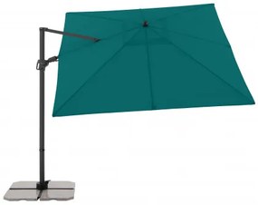 Zahradní slunečník s boční nohou Derby DERBY DX 280 x 280 cm- modrý