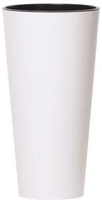Květináč Tubus Slimmer bílý matný