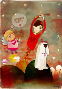 Lucie Gazdošová | Valentine Rám: Černý, Velikost: 30 x 20 cm