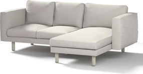 Potah na pohovku IKEA Norsborg 3-místná se šezlongem barva šedá