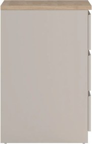 Krémová komoda 154x76x50 cm Naia – Tvilum