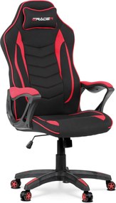 Herní křeslo E-racer NODE - červená látka