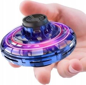 Létající LED UFO talíř - modrý
