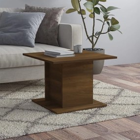 Konferenční stolek hnědý dub 55,5x55,5x40 cm kompozitní dřevo
