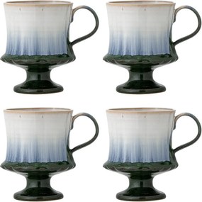 Modré kameninové hrnky v sadě 4 ks 250 ml Odile – Bloomingville