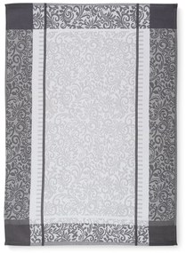 Wooline Kuchyňské utěrky ornamenty šedá 3ks, 50x70cm