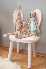 Dřevěná dětská židle Bunny - mini