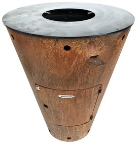 Gril na dřevěné uhlí ø 72 cm Caesar - Remundi