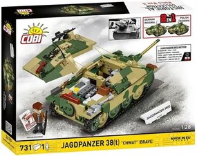 COBI 2670 Jagdpanzer 38(t) „Chwat" / Stavebnice / 1:28 / 731 dílků / o